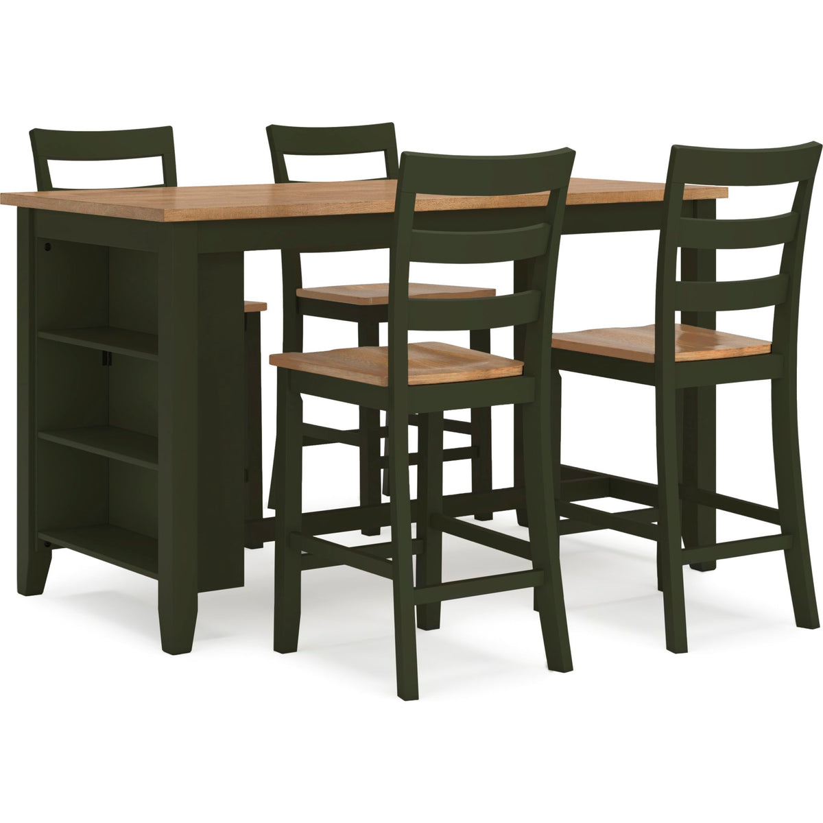 Gesthaven Counter Dining Set| Continental Furniture