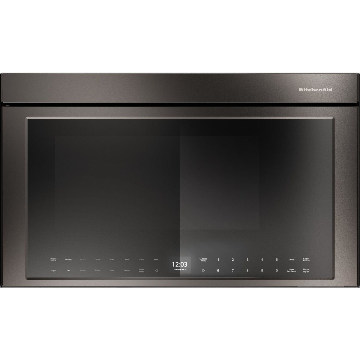 KitchenAid Multifunction Over-the-Range Microwave Oven with Infrared S ...