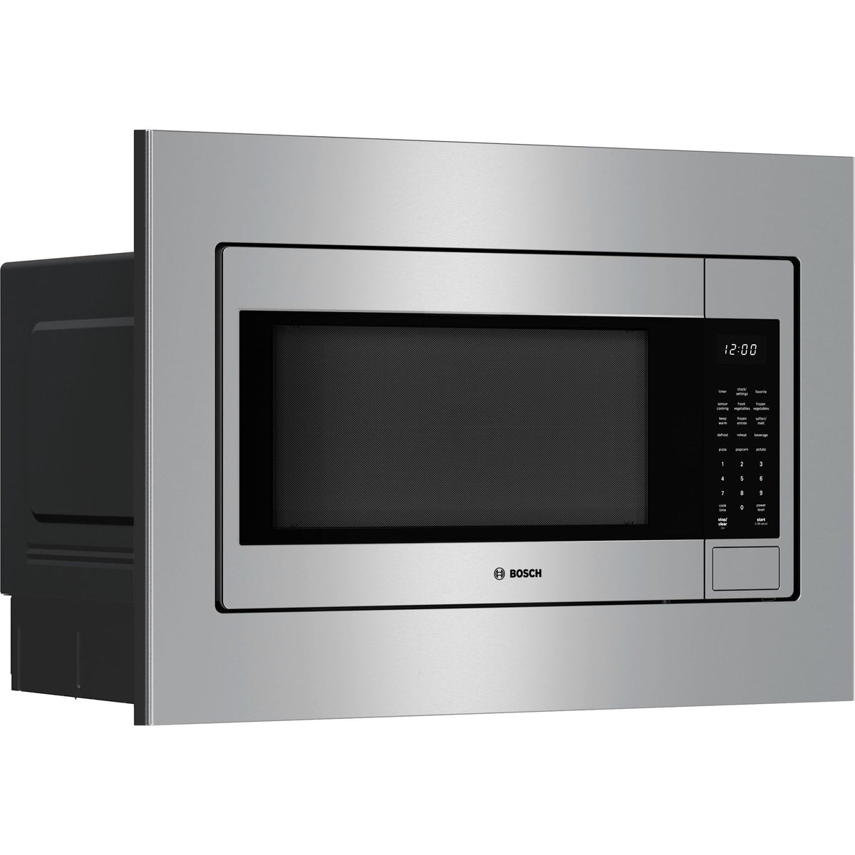 Bosch 300 Series, Built-In Microwave Oven, 24'', Door hinge: Left - St ...