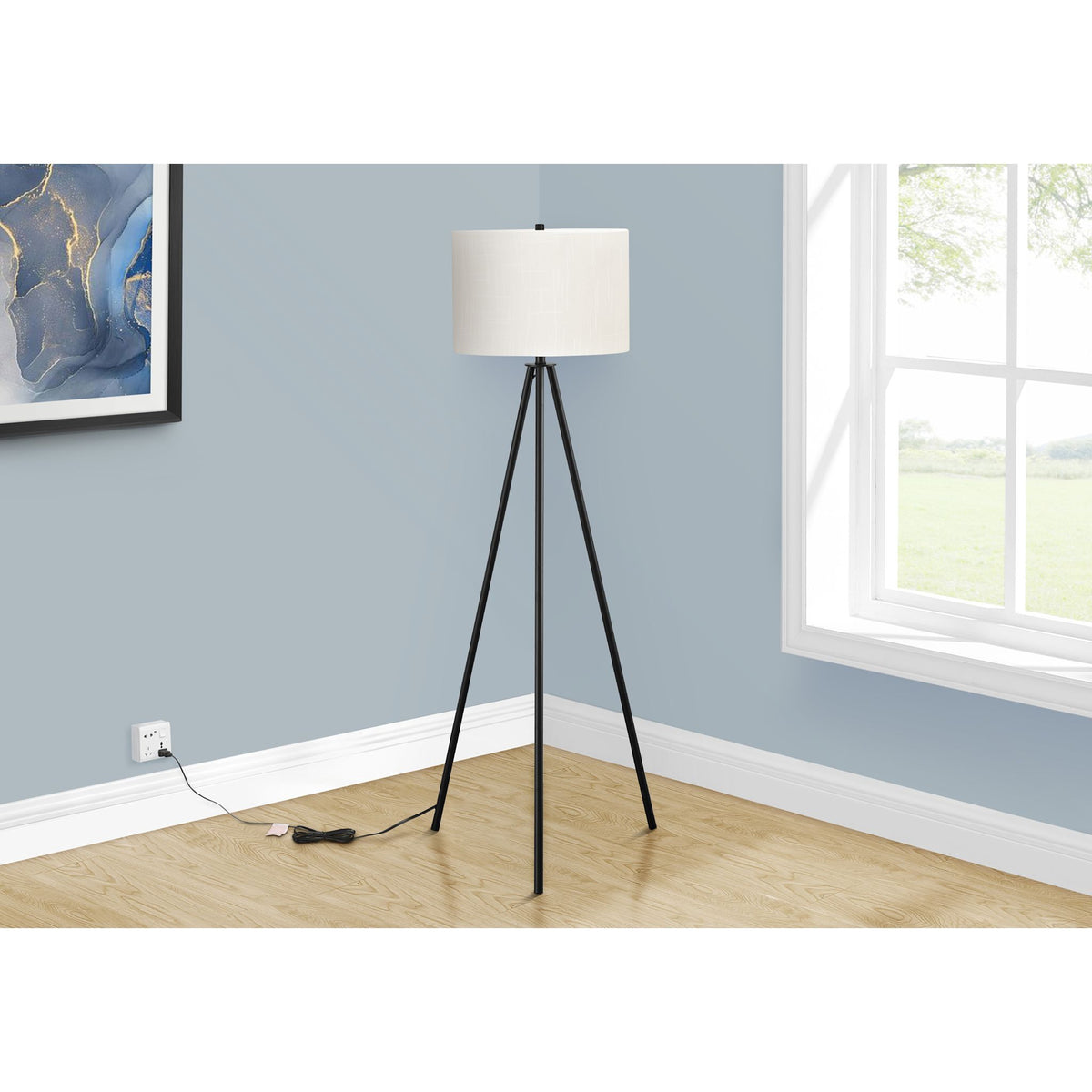 Mabel Floor Lamp 62.75" | Continental Furniture